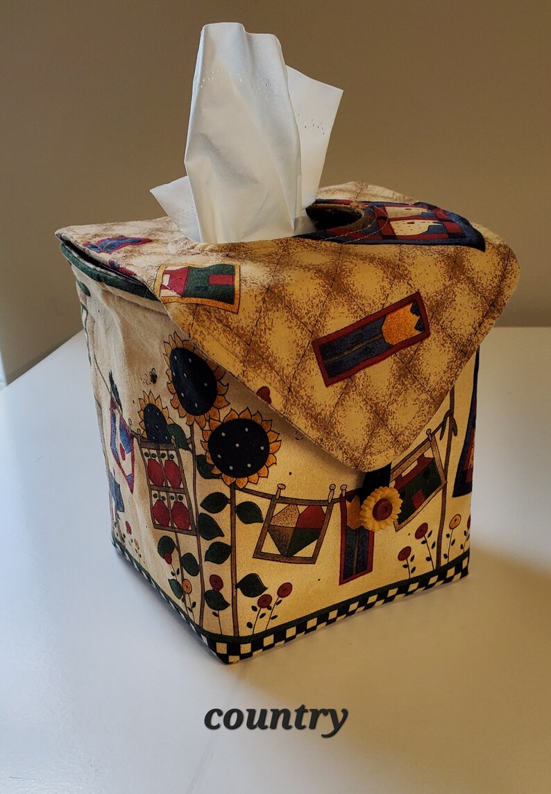 Tissue Box Cover - Etsy