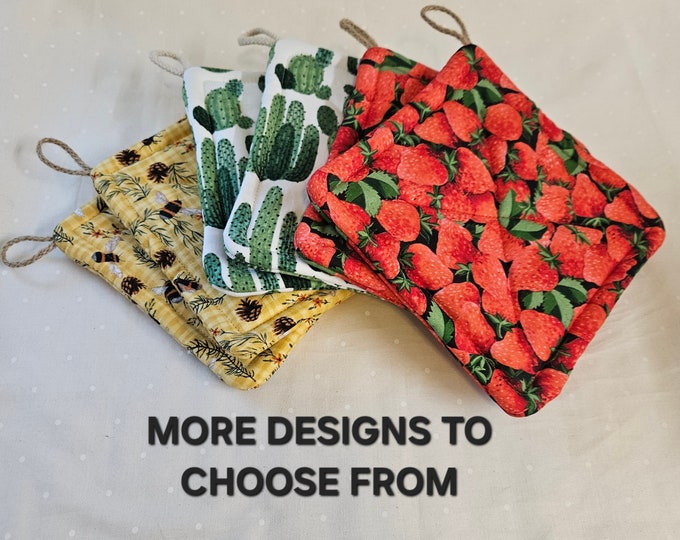 Set of 2 Pot Holders - Etsy