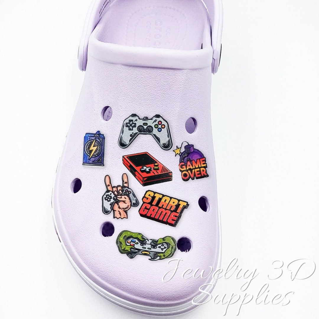 Crocs Charms Set of 7 GAMING Theme Charms Shoe Accessories - Etsy