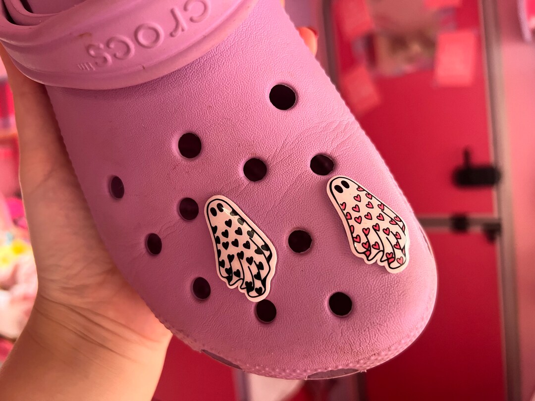 GHOST SHOE CHARMS | Gothic Croc Accessories | Alternative Emo Birthday ...