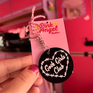 GOTH HEART KEYRING | Goth Girls Club Keyring | Gothic Gift Ideas ...