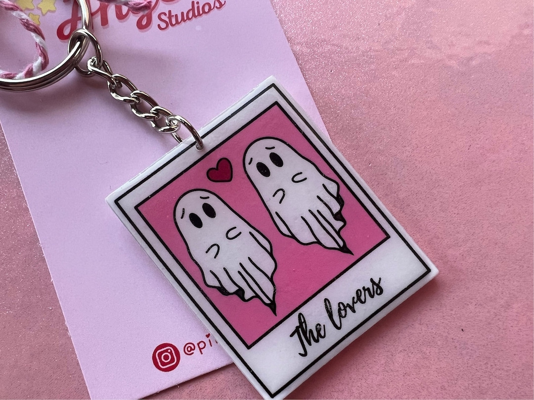 VALENTINES GHOST KEYRINGS | Gothic Gift Idea for Partner | Unique ...