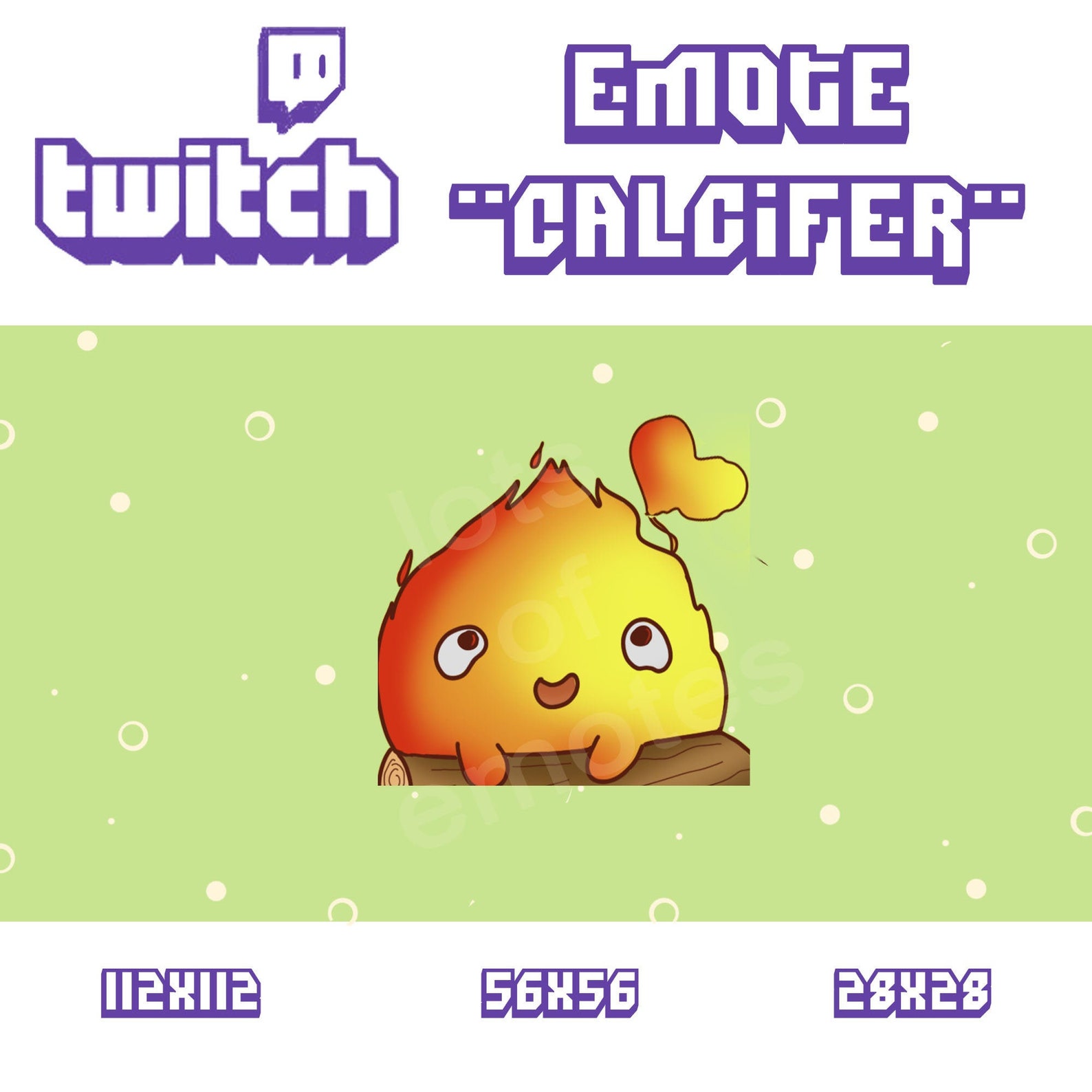 Chibi Flame Twitch Emote - Etsy