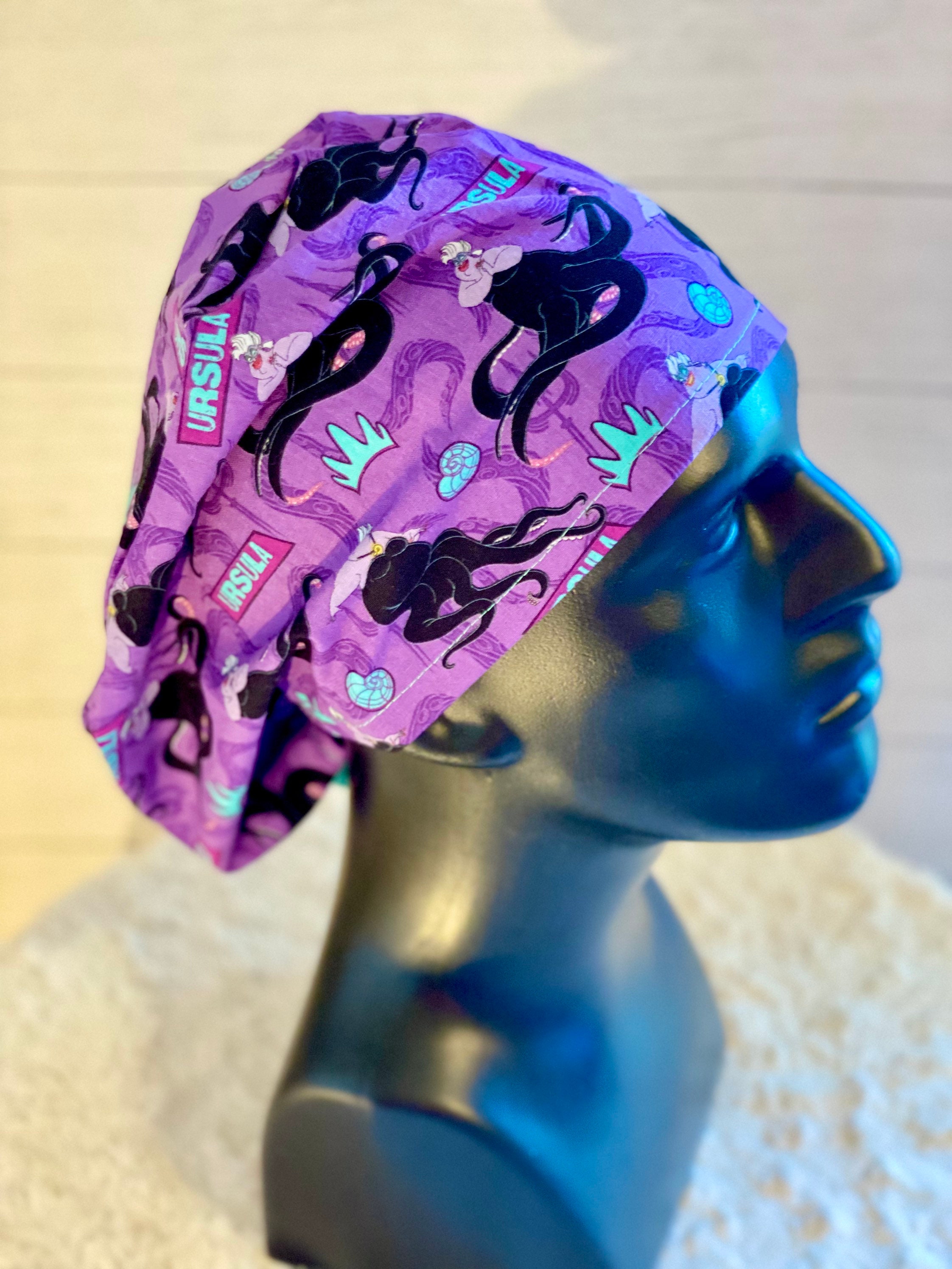 URSULA From Little Mermaid!! Euro Style Adjustable Surgical Scrub Cap ...