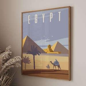 Egypt Travel Poster - Etsy