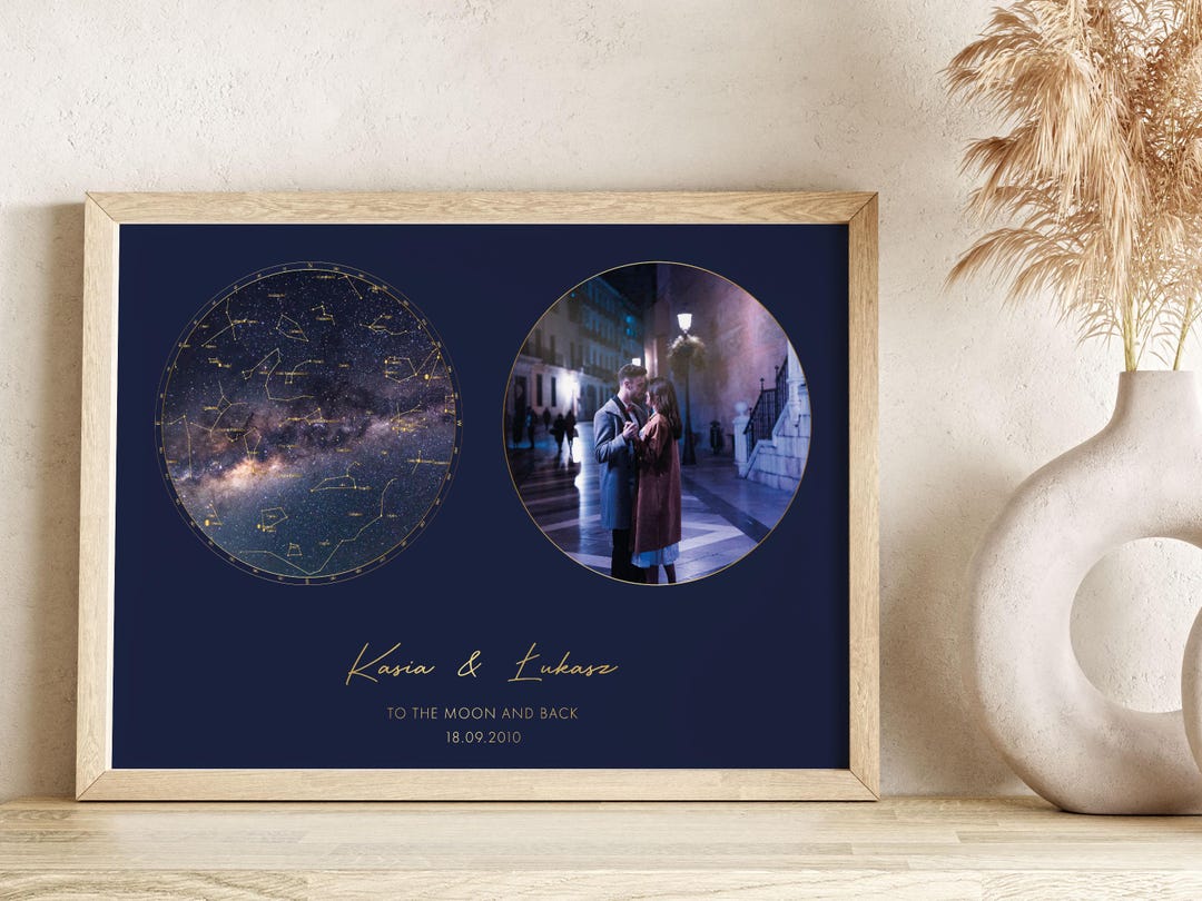 Sky Map Print, Sky Map Location, Personalized Star Map Poster, Star Map ...