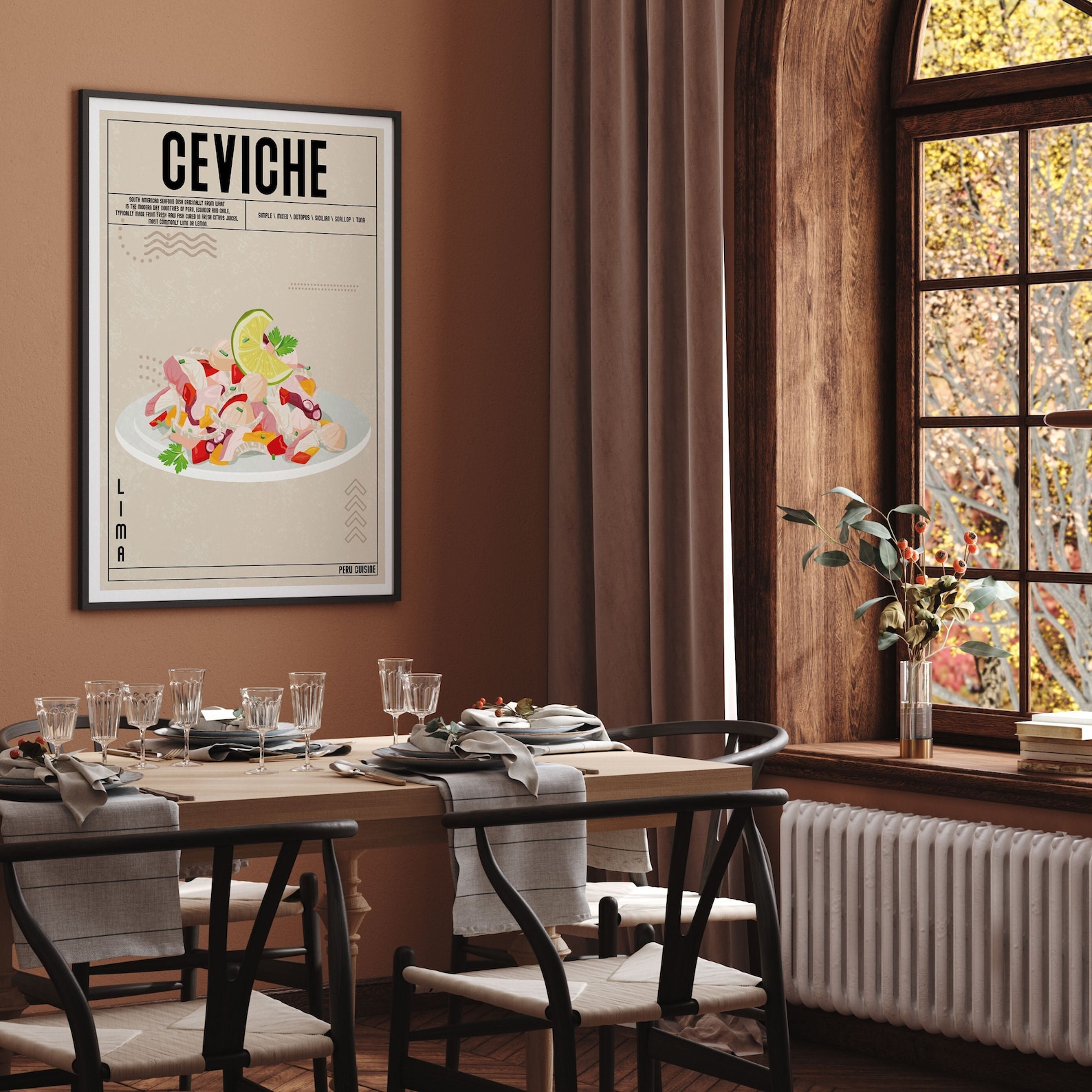 Ceviche Poster World Cuisine Poster Collection Kitchen Poster ...
