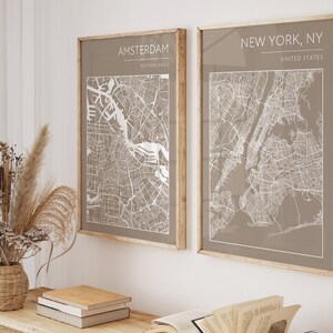 Cambridge Poster, City Map Poster 12 Unique Styles Available - Etsy