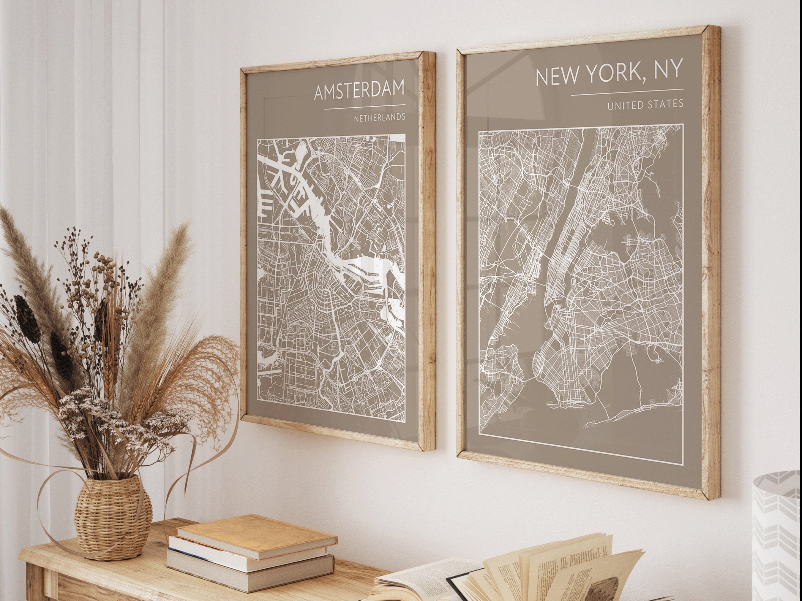 Cambridge Poster, City Map Poster 12 Unique Styles Available - Etsy