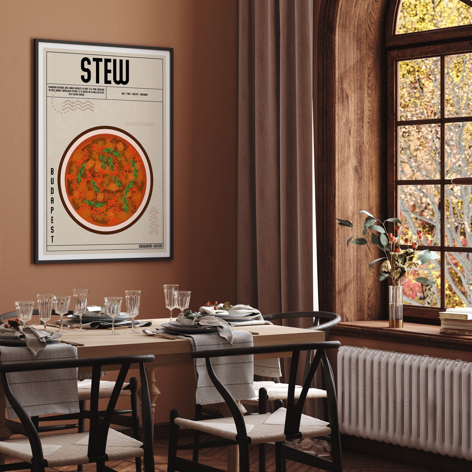 Stew Poster World Cuisine Poster Collection Kitchen Poster Restaurant ...