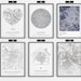 Custom Map Poster Print, Personalized City Street Map With Coordinates ...