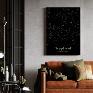 Custom Star Map, Constellation Map, Night Sky Map, Any Time ...