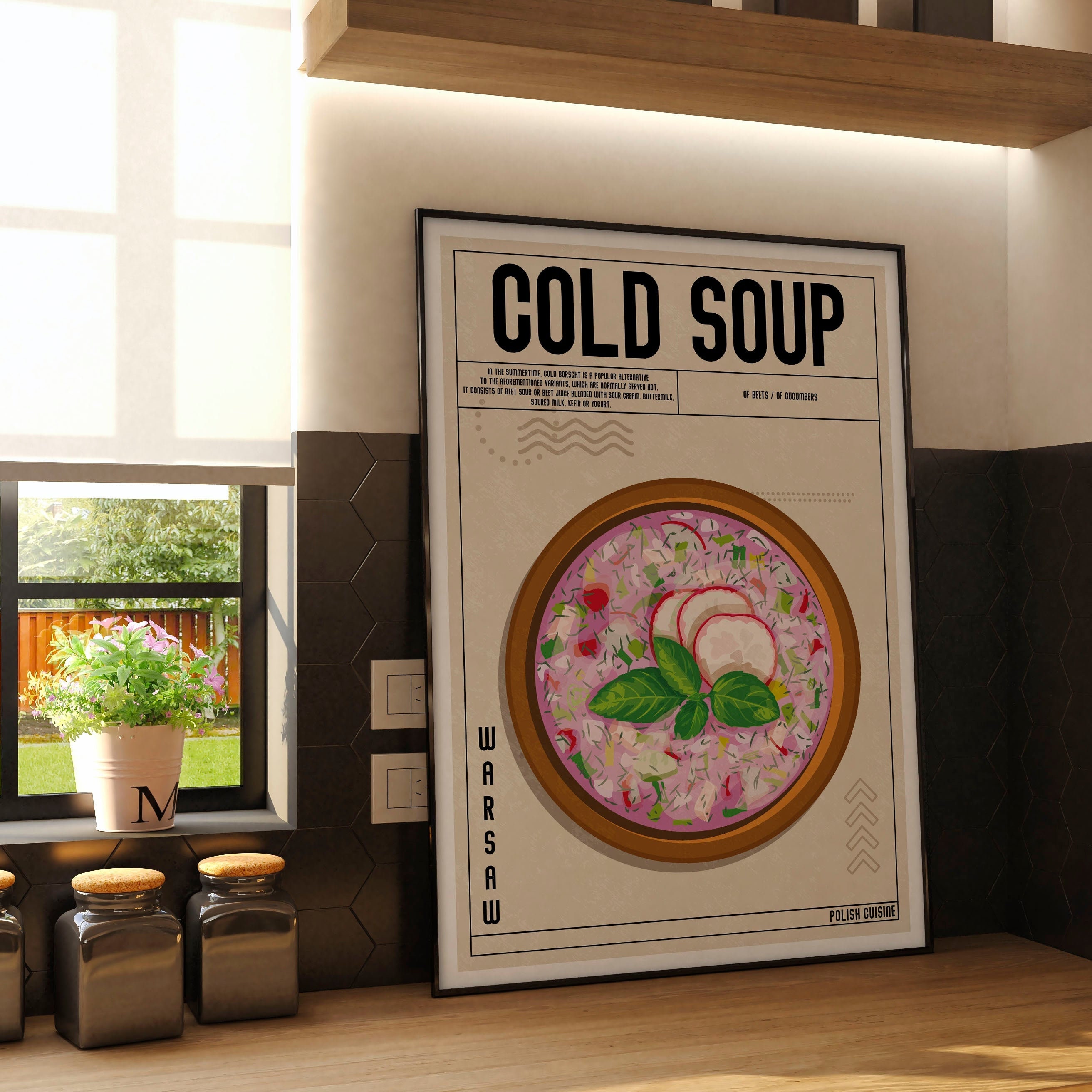 Cold Soup Poster World Cuisine Poster Collection Kitchen Poster ...