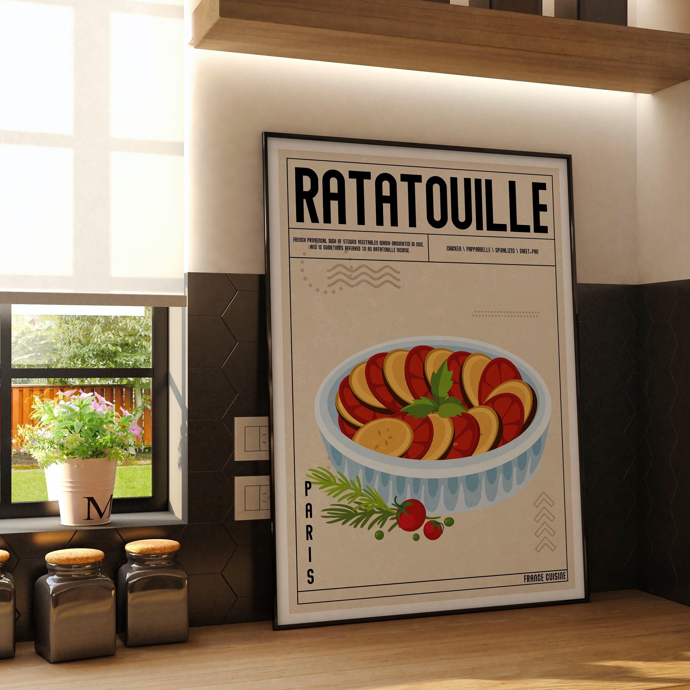Ratatouille Poster World Cuisine Poster Collection Kitchen Poster ...