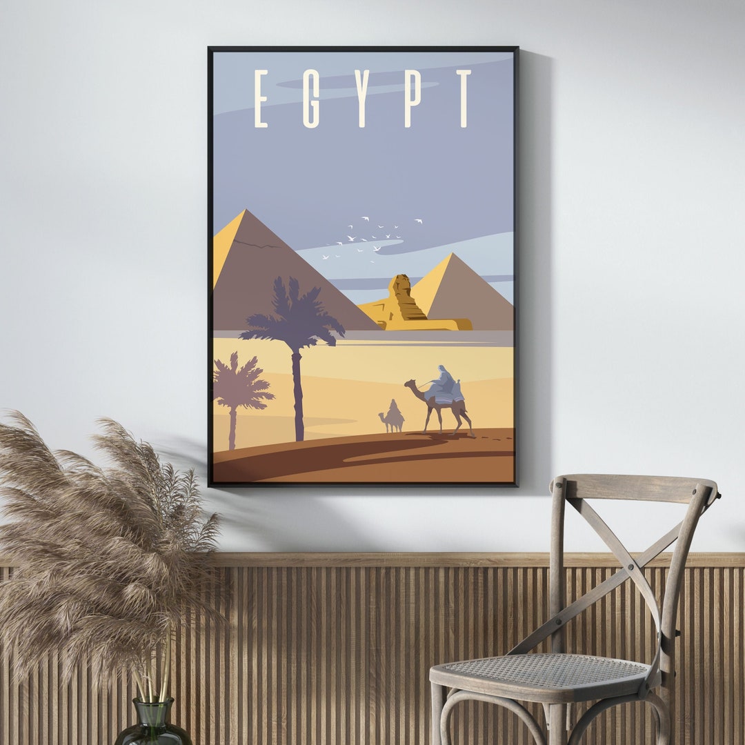 Egypt Travel Poster - Etsy