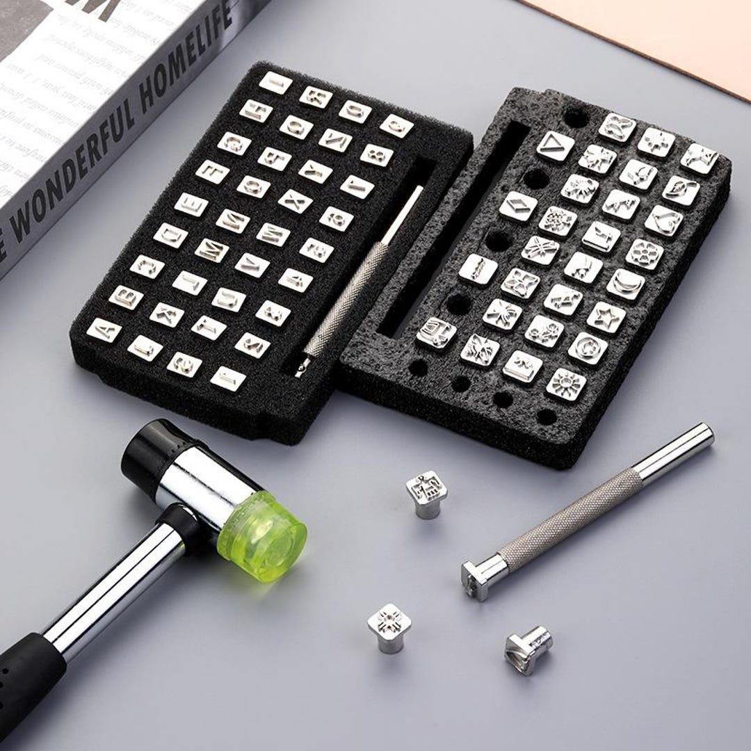 DIY Leather Engraving Printing Tool- Letters and Numbers Seal - Insect ...