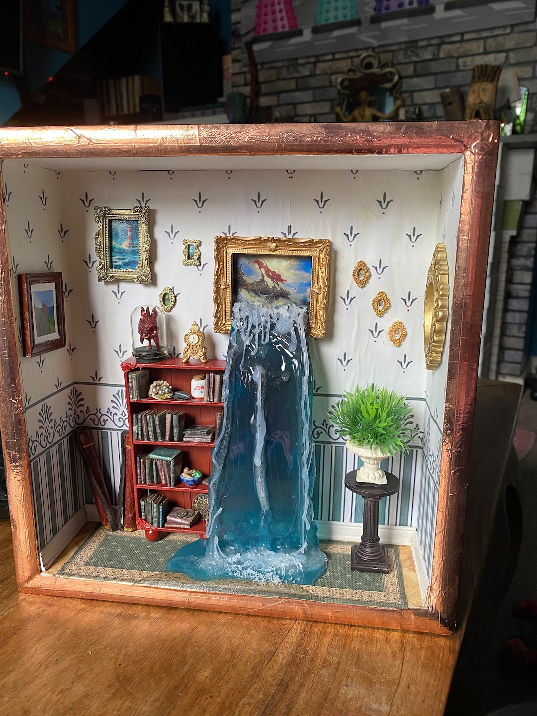 Magic Painting Unique and Original OOAK Room Box Miniature - Etsy UK