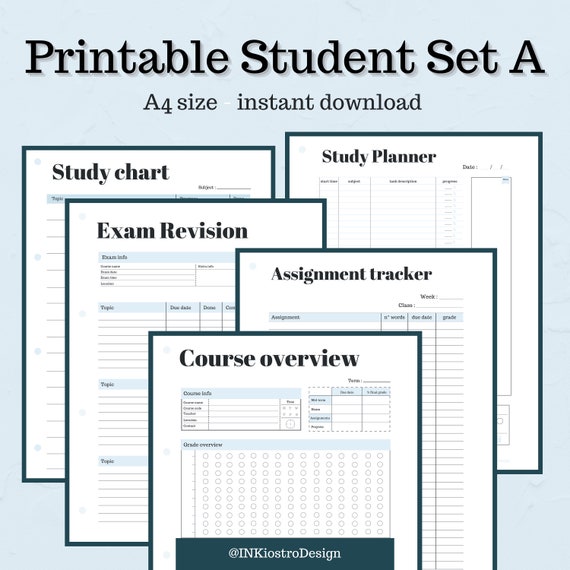 Ultimate Student Study Set A for University and High School | Etsy