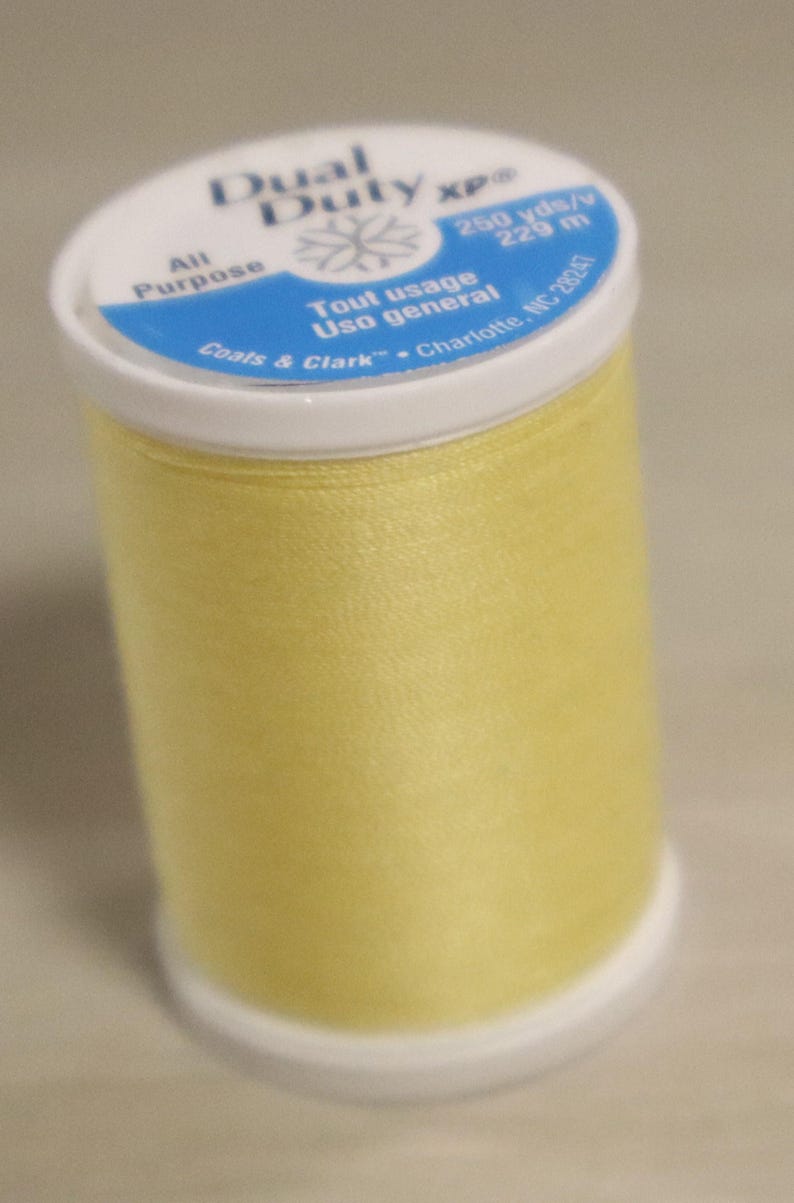 Yellow Coats & Clark Dual Duty XP Thread S910-7330 - Etsy