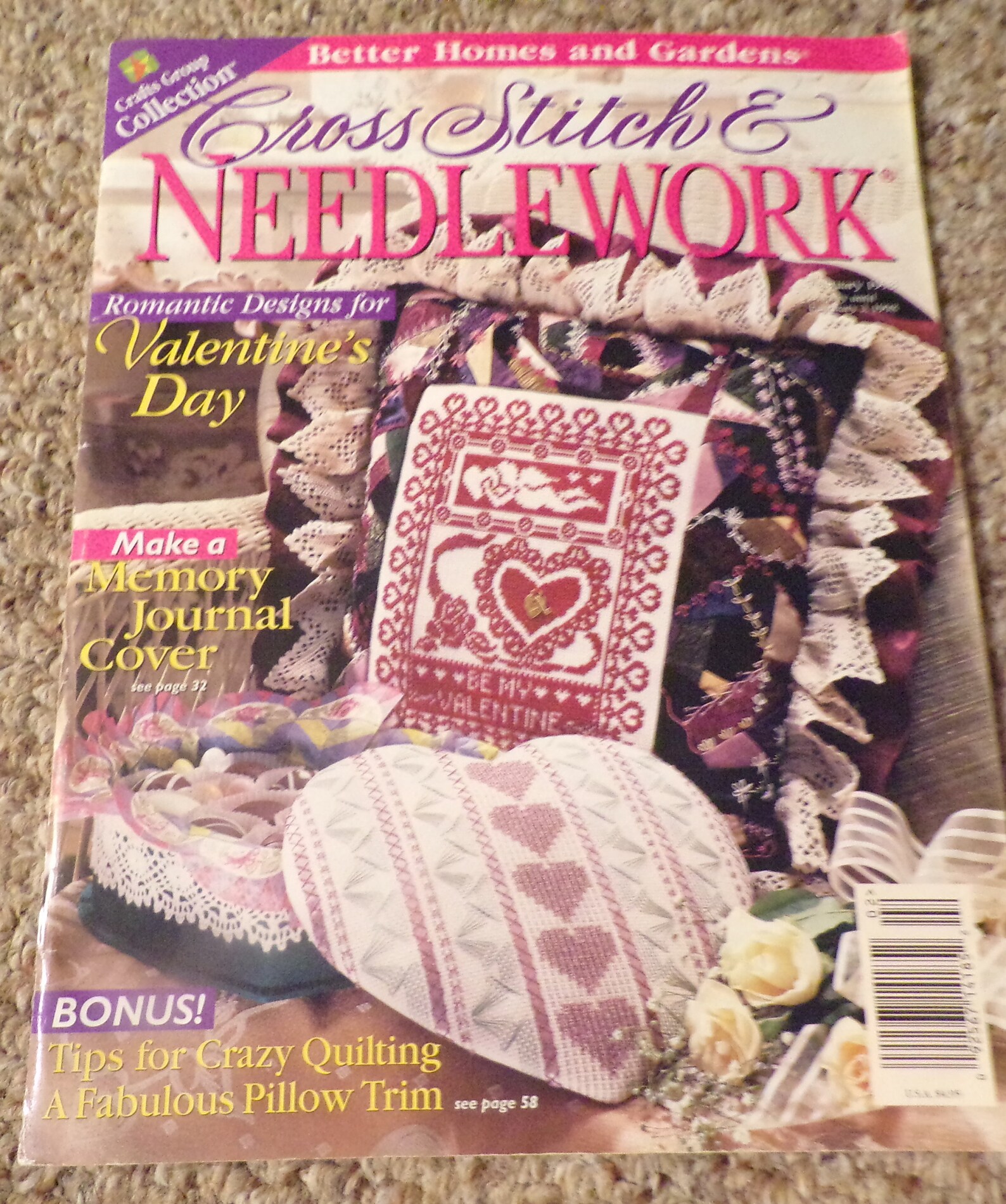 Cross Stitch & Needlework Back Issue February 1998 - Etsy