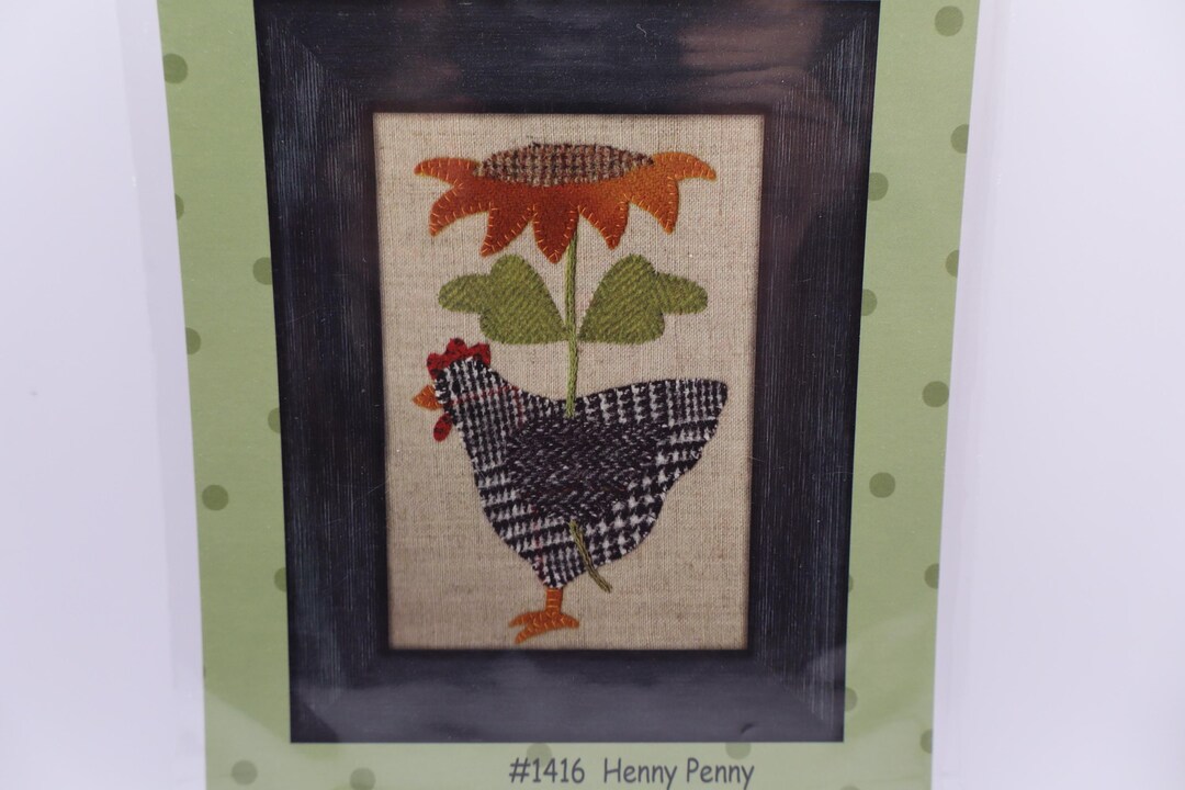 Henny Penny Wool Applique Pattern by All Through the Night - Etsy