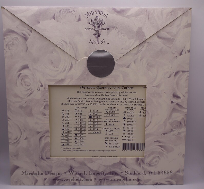 New Mirabilia Snow Queen Cross Stitch Pattern - Etsy