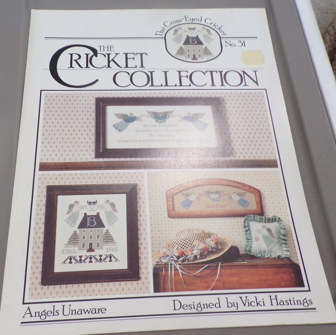 Angels Unaware Cricket Collection Cross Stitch Leaflet #31 - Etsy