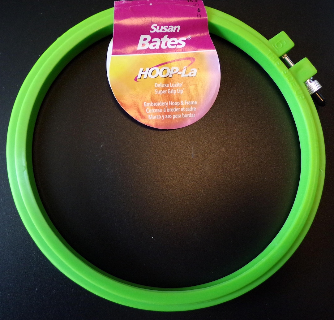 6" Plastic Hoop Green Susan Bates Hoop-la - Etsy