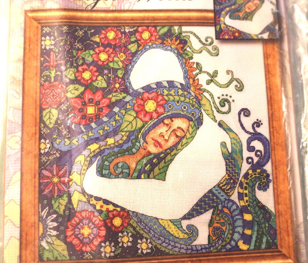 The Embrace Counted Cross Stitch Kit by Design Works - Etsy