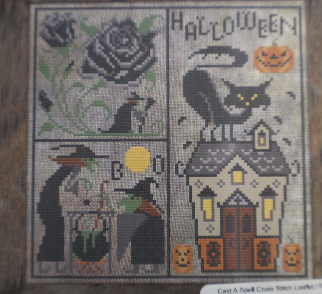 Cast A Spell Cross Stitch Leaflet / Pattern by Cottage Garden Samplings ...