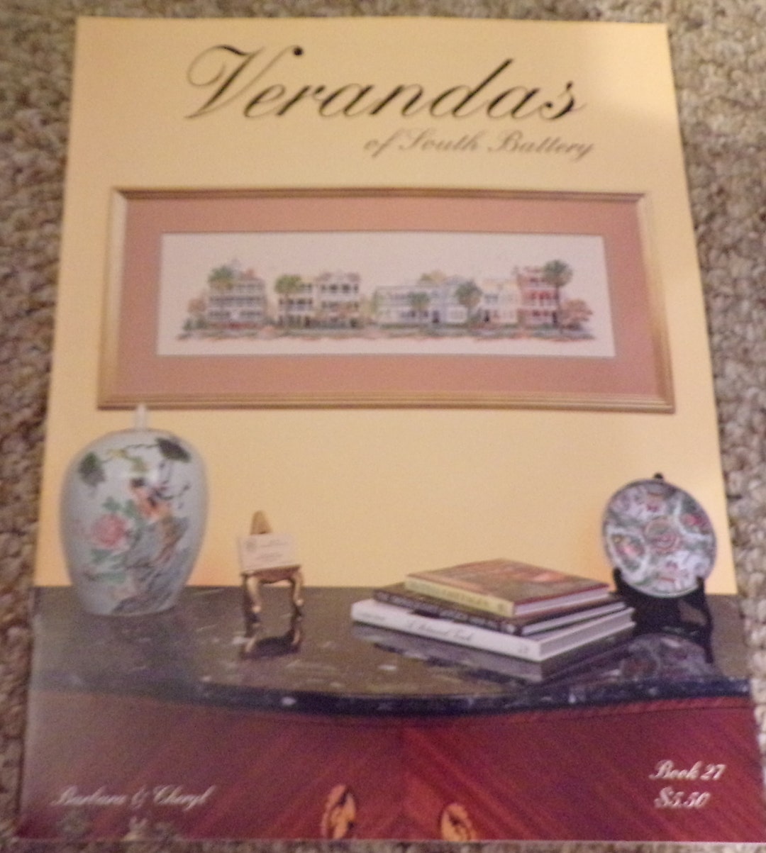 Verandas of South Battery Cross Stitch Pattern Book 27 by Barbara and ...