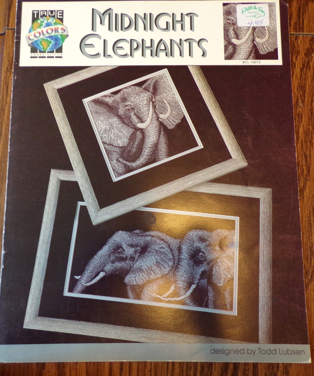 True Colors Cross Stitch Leaflet - Midnight Elephants - Etsy