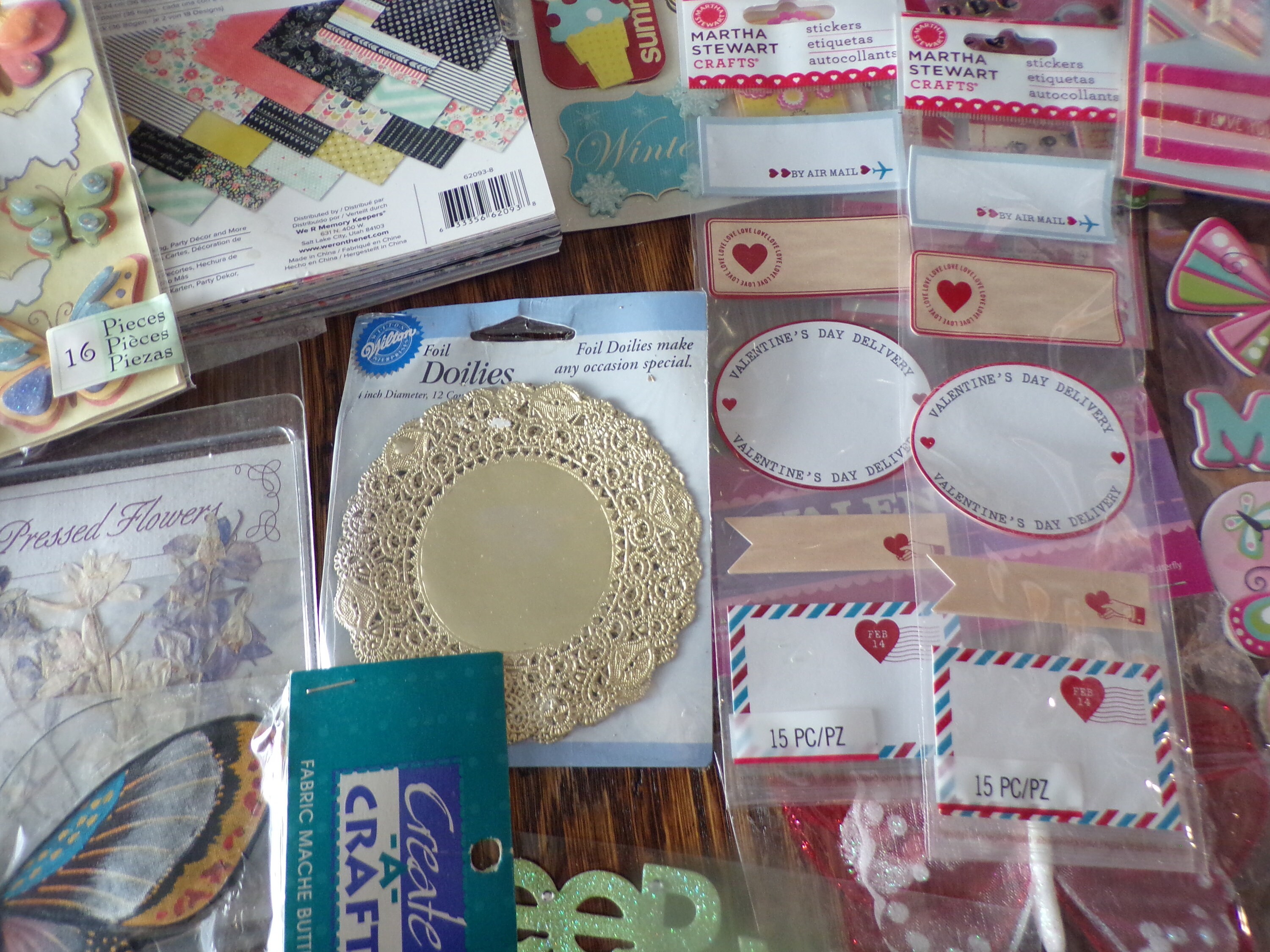 Small Lot of Assorted Scrapbook Card Making Embellishments Stickers - Etsy