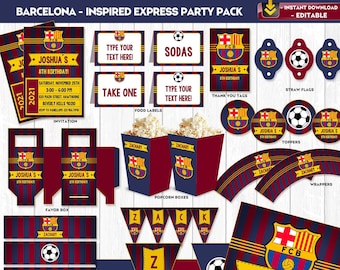 Messi Birthday Party Decorations - Etsy
