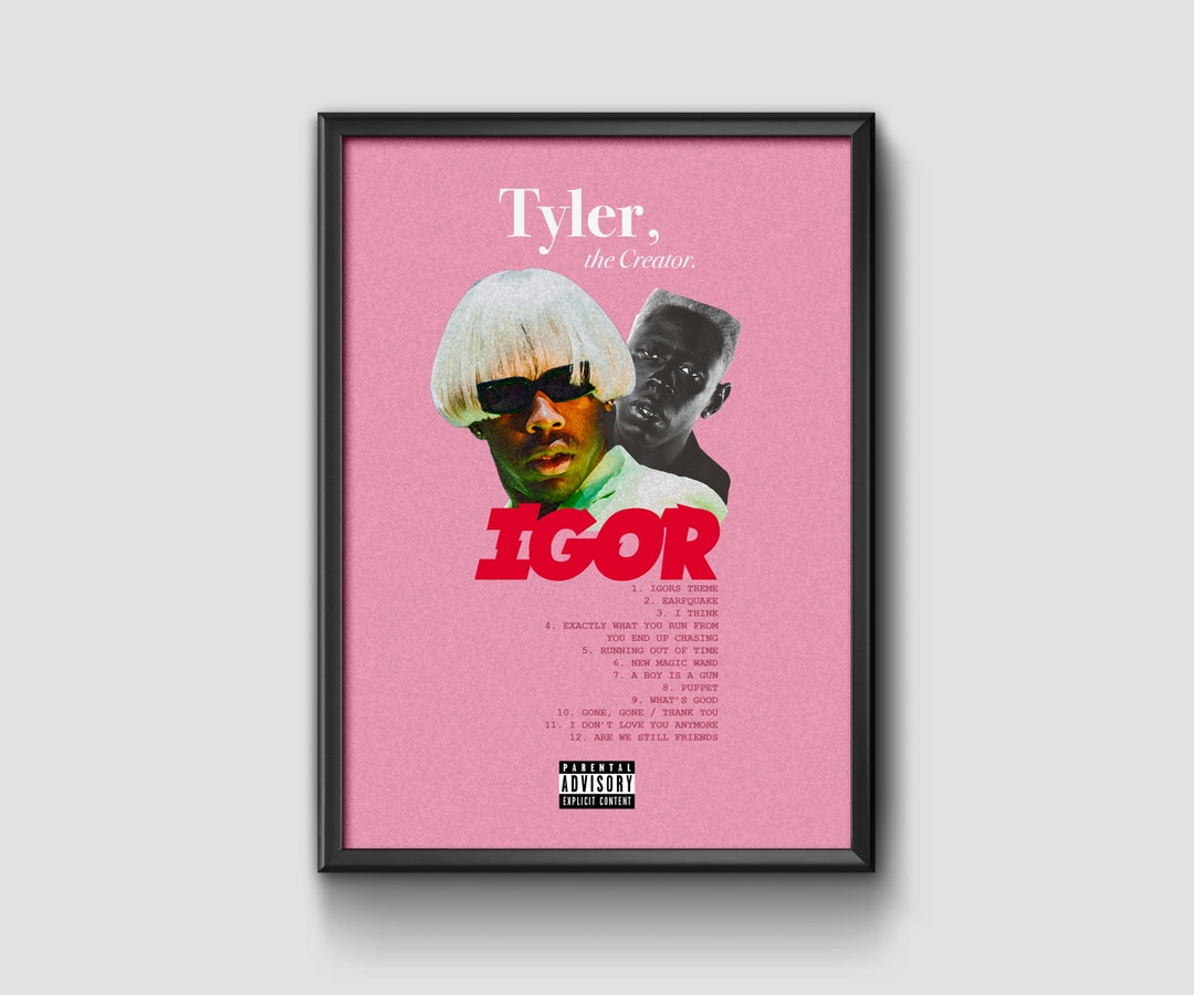 Tyler, the Creator "igor" Album Print/poster in PINK/RED [A3,A4,A5] - Etsy