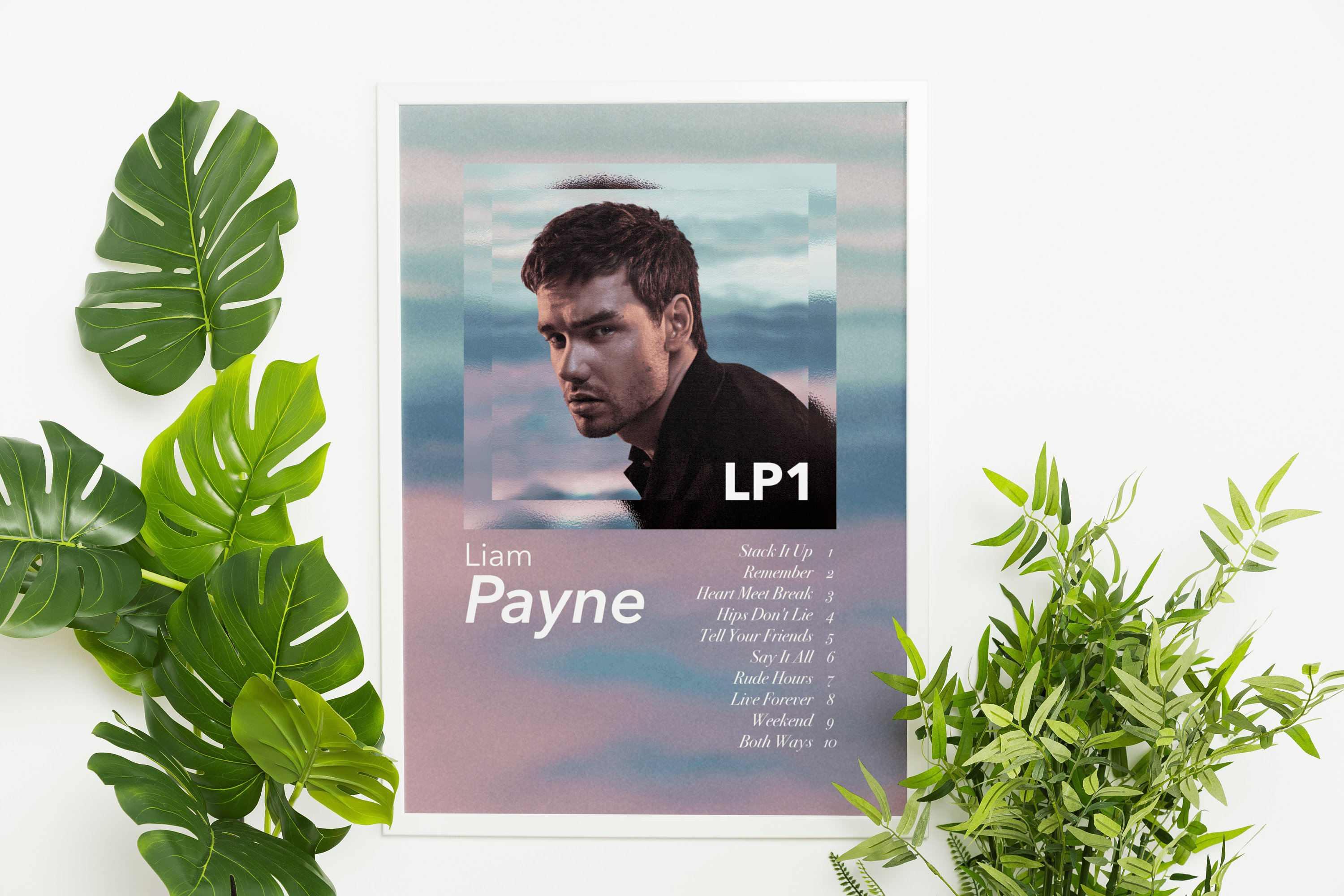 Liam Payne lp1 Album Print/poster in PASTEL BLUE/GREY A3,A4,A5 - Etsy