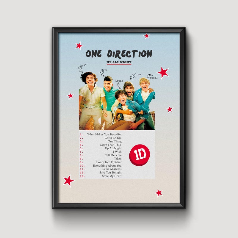 One Direction Merch - Etsy