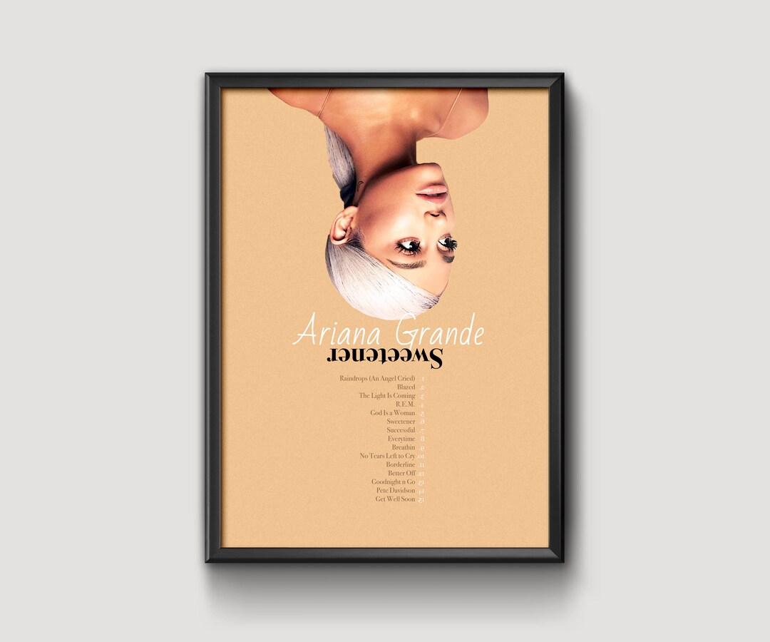Ariana Grande sweetener Album Print/poster in BIEGE/PEACH A3,A4,A5 - Etsy