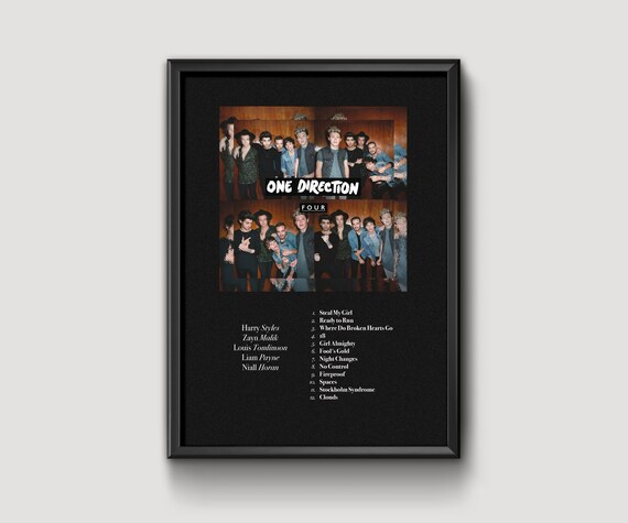 One Direction four Album Print/poster in - Etsy