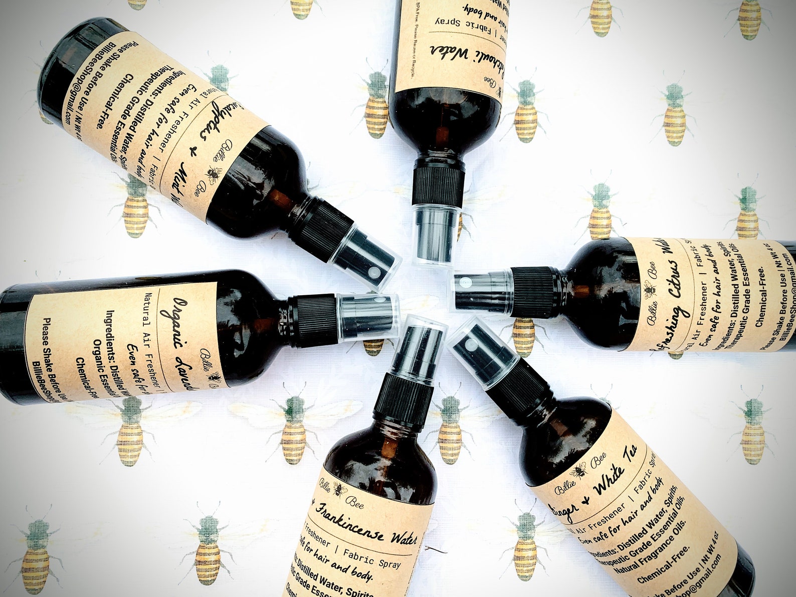 JASMINE & PATCHOULI Essential Oil Room and Fabric Spray | Etsy