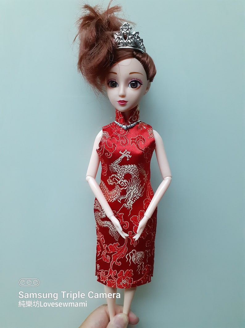 Qipao Doll (barbie Size) - Etsy