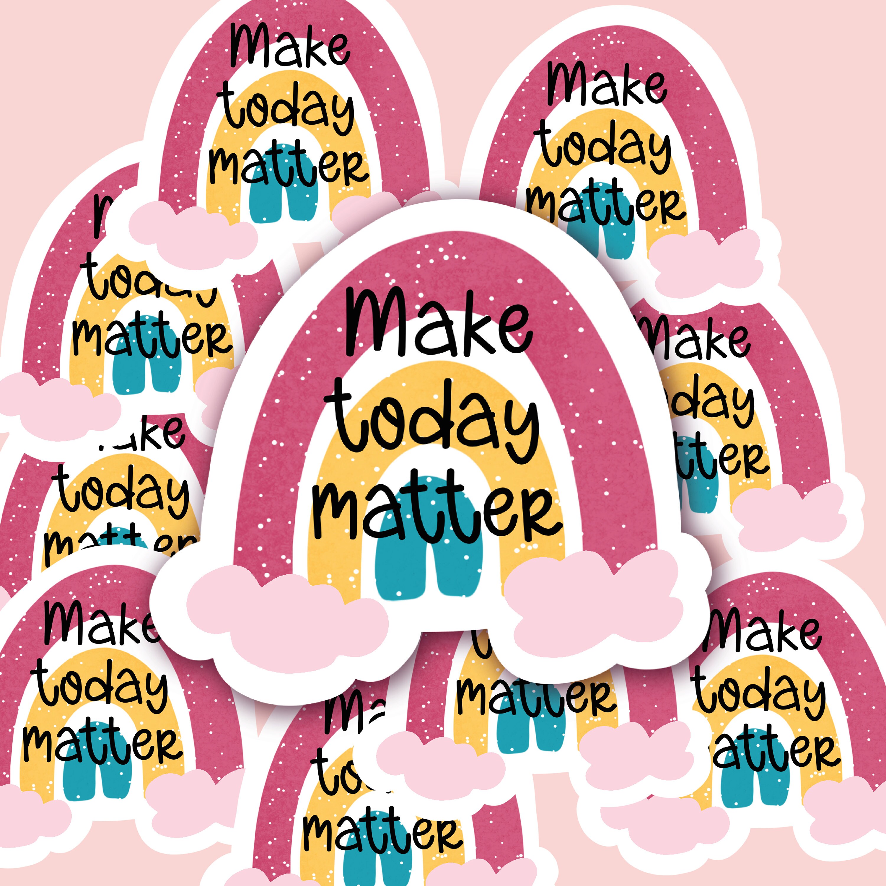 Embellishments Cute Quote Gift Planner Stickers Boho Quote Vinyl ...