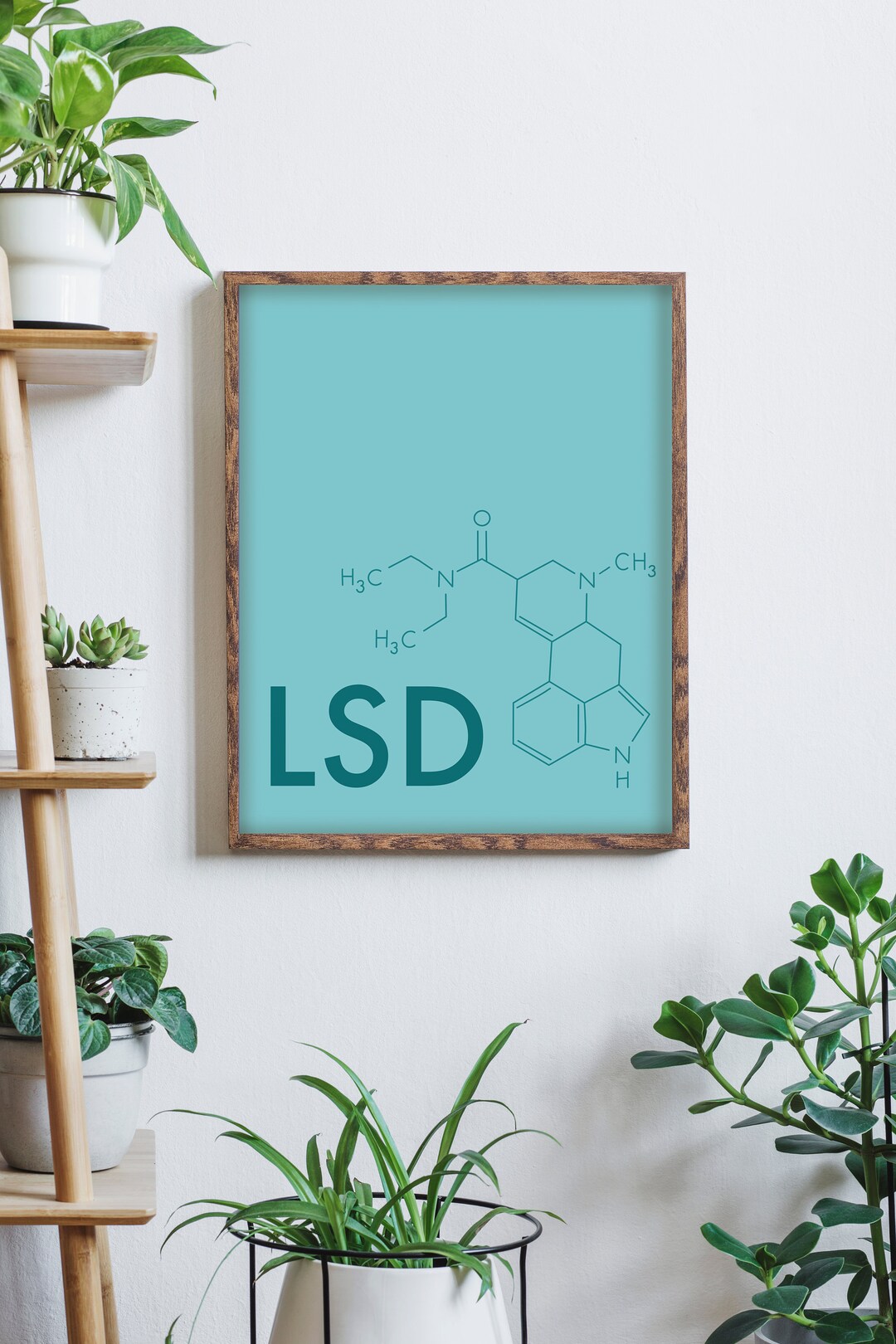 LSD Chemical Structure, Formula,home Art Print, Poster A3, A4 or A5 Art ...