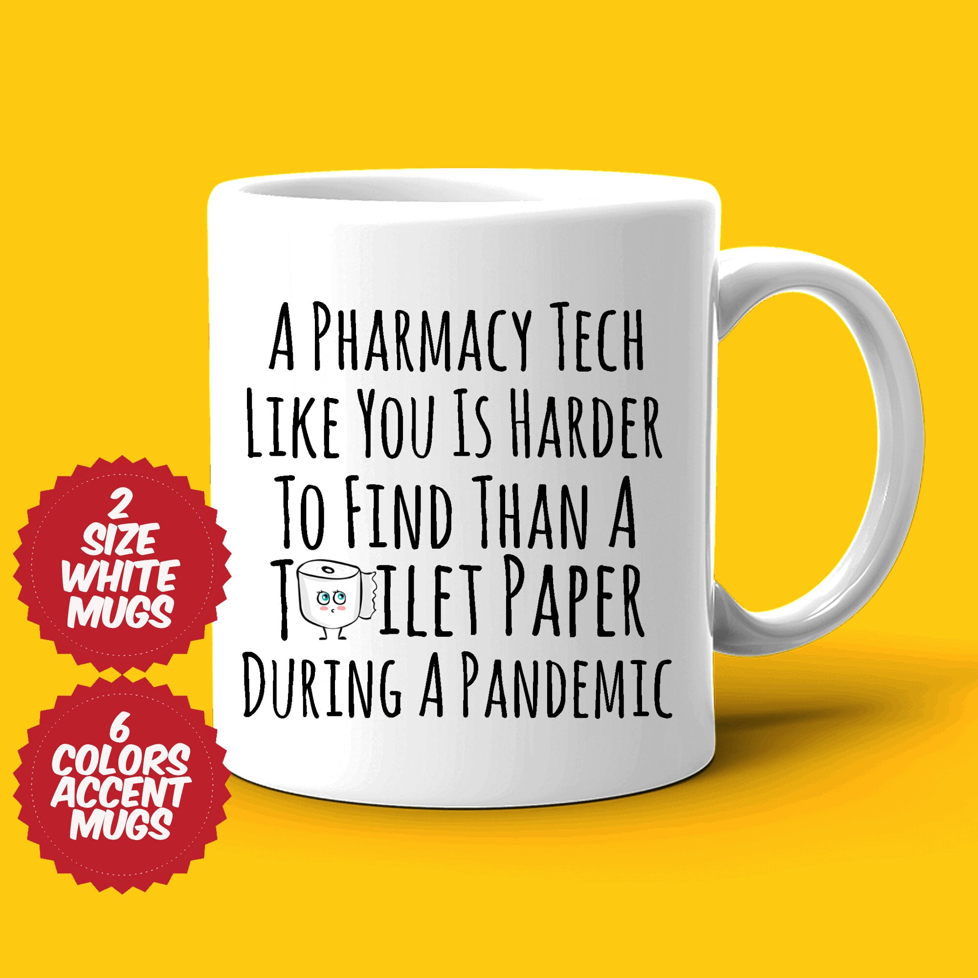 Home & Living Pharmacy Technician Appreciation Job Title Mug 11oz Gift ...