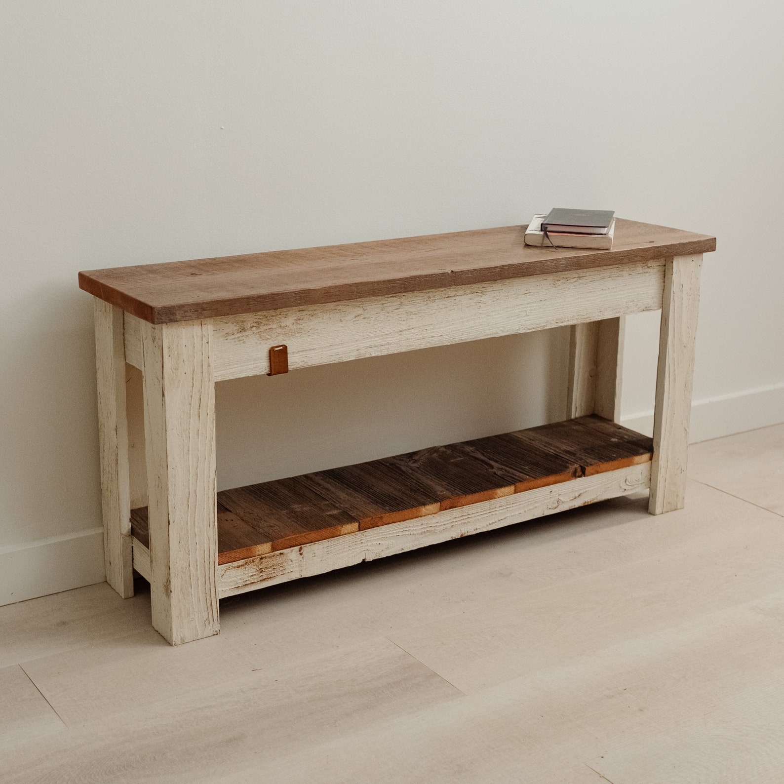 Entryway Bench Bench Rustic Modern Farmhouse Bench - Etsy
