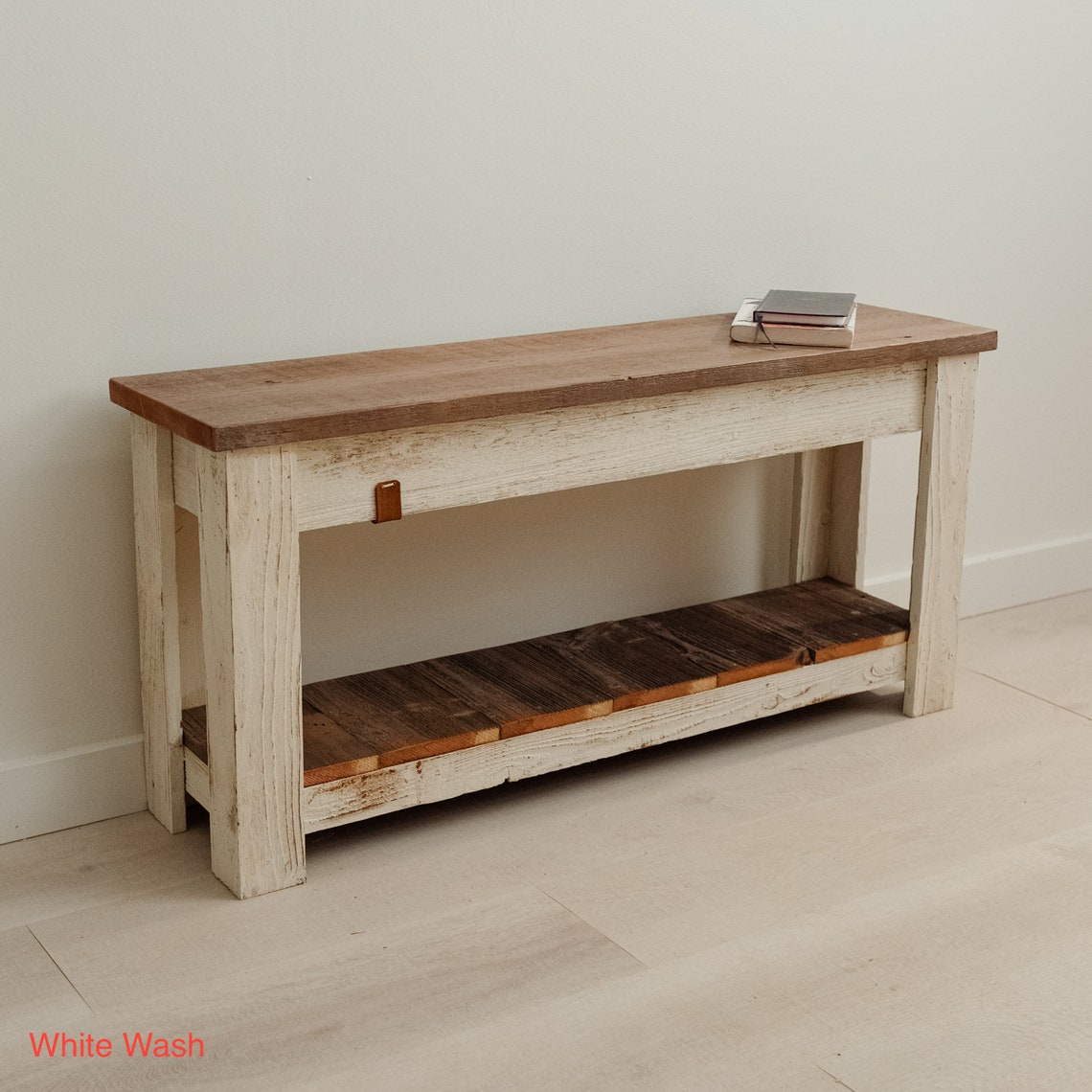 Entryway Bench Bench Rustic Modern Farmhouse Bench - Etsy