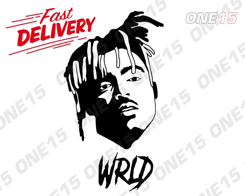 Juice wrld head vinyl painting stencil multiple size pack | Etsy