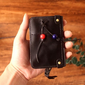 Black Leather Key Wallet for Men Key Holder Key Case Vintage - Etsy