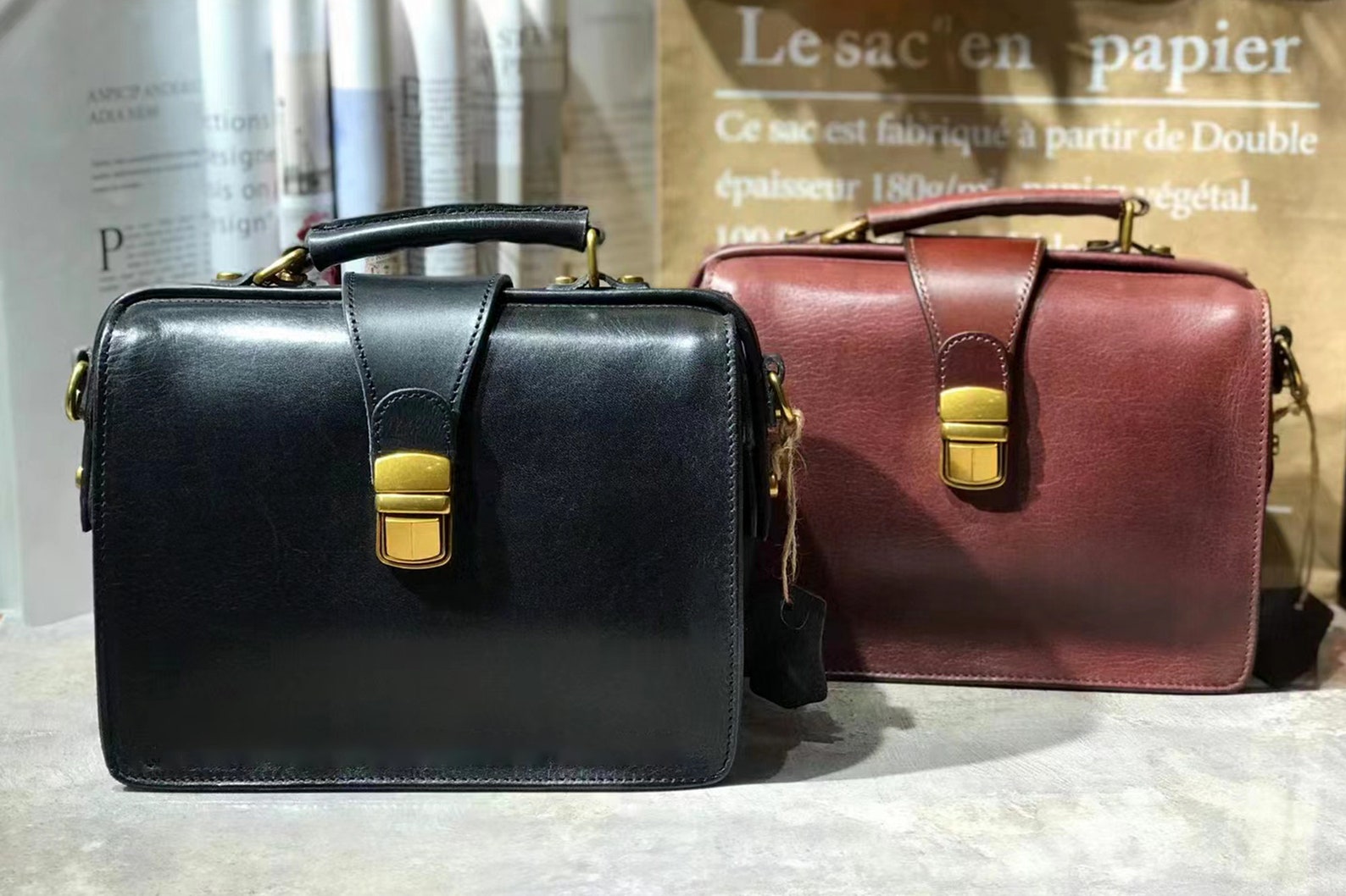 Doctor Handbag Black Bag Straps Crossbody/bag for - Etsy