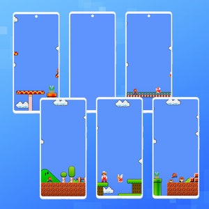 Super Mario Bros. Custom Android Theme Pack | Retro Game Theme | Custom ...